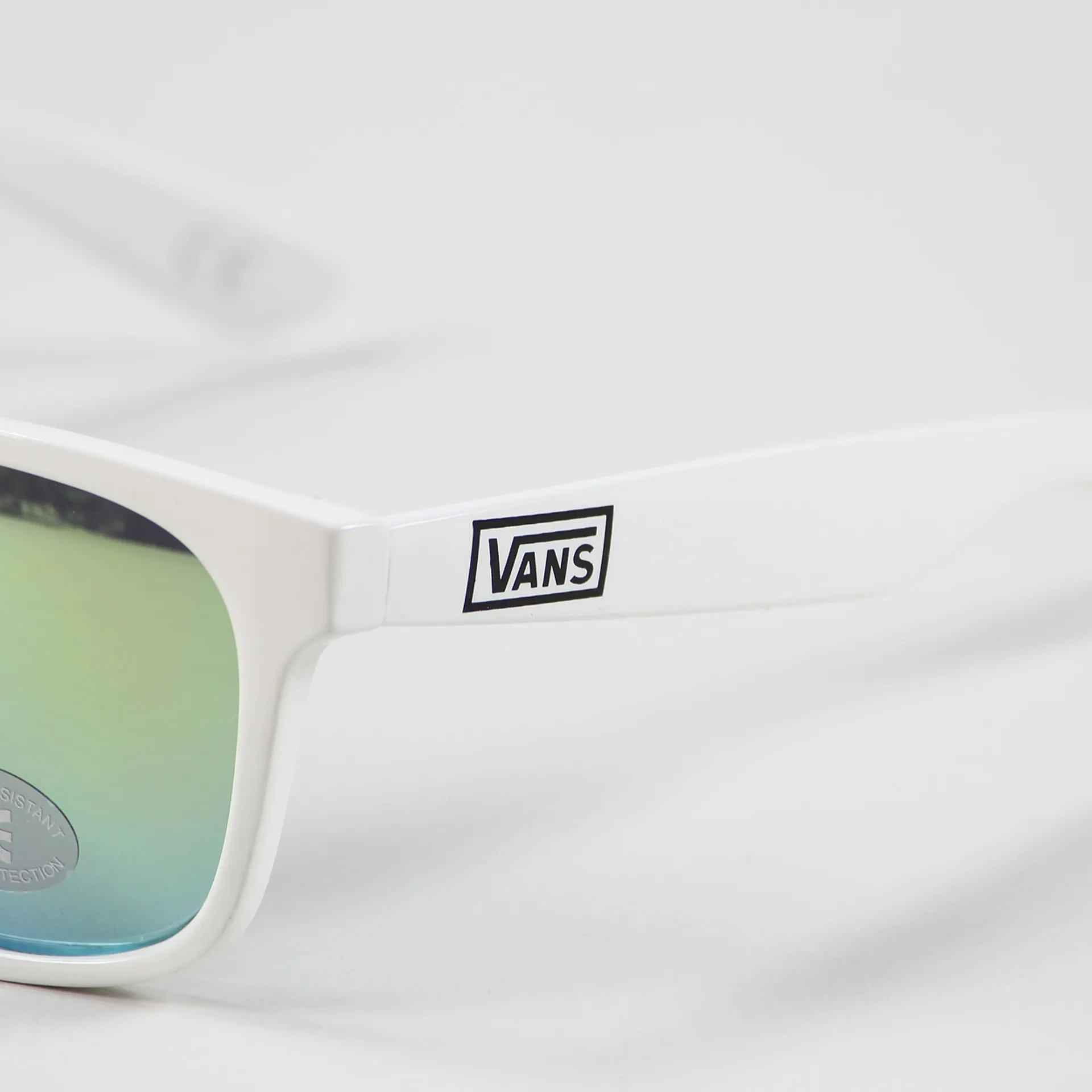 Vans Spicoli 4 Sunglasses White Mirror UV 400 Lens Shades