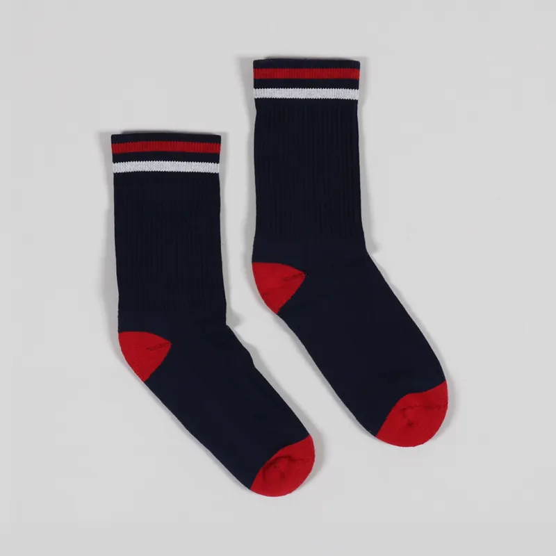 Navy athletic socks store