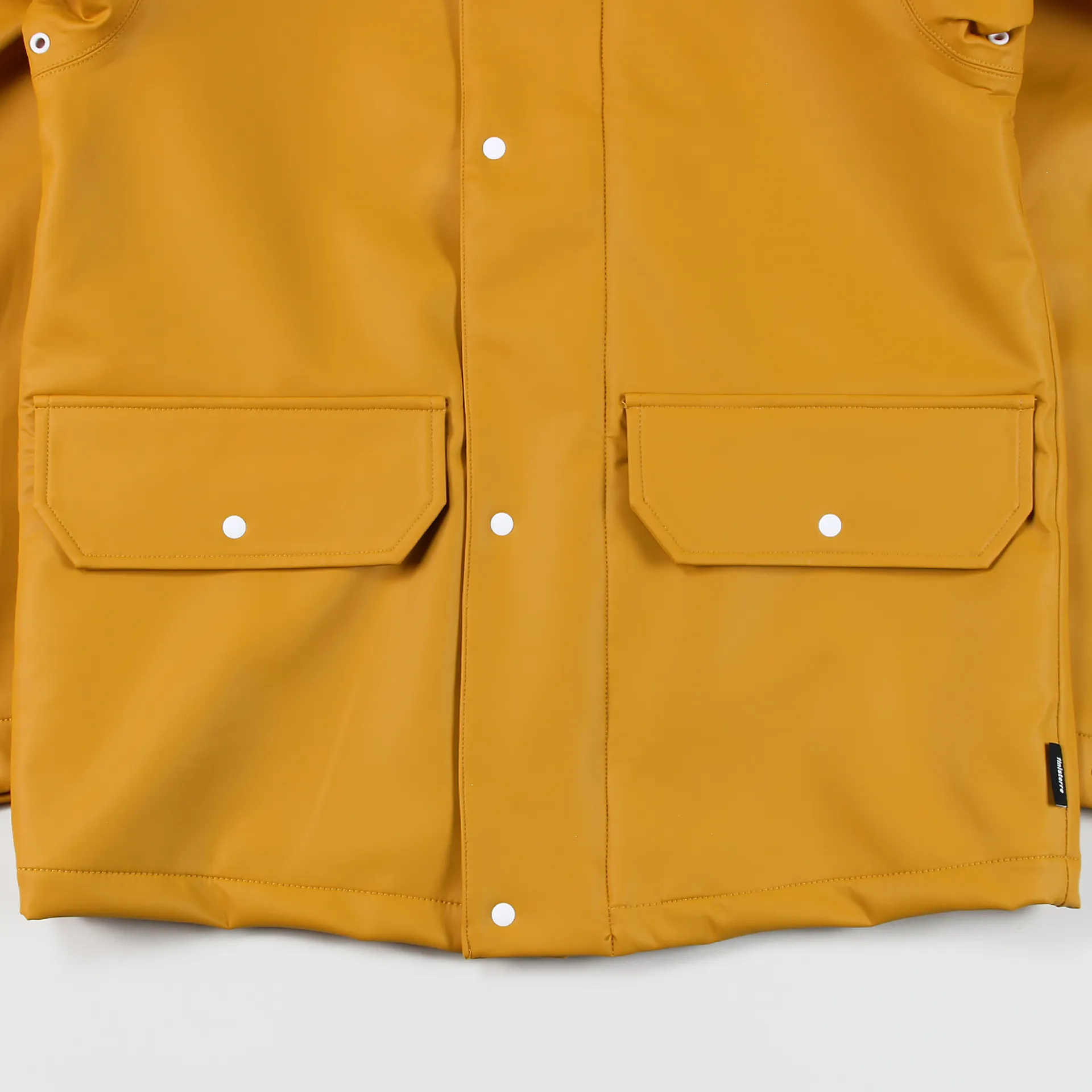 Finisterre Mens Noreaster Mac Waterproof Coat Jacket Dune Yellow