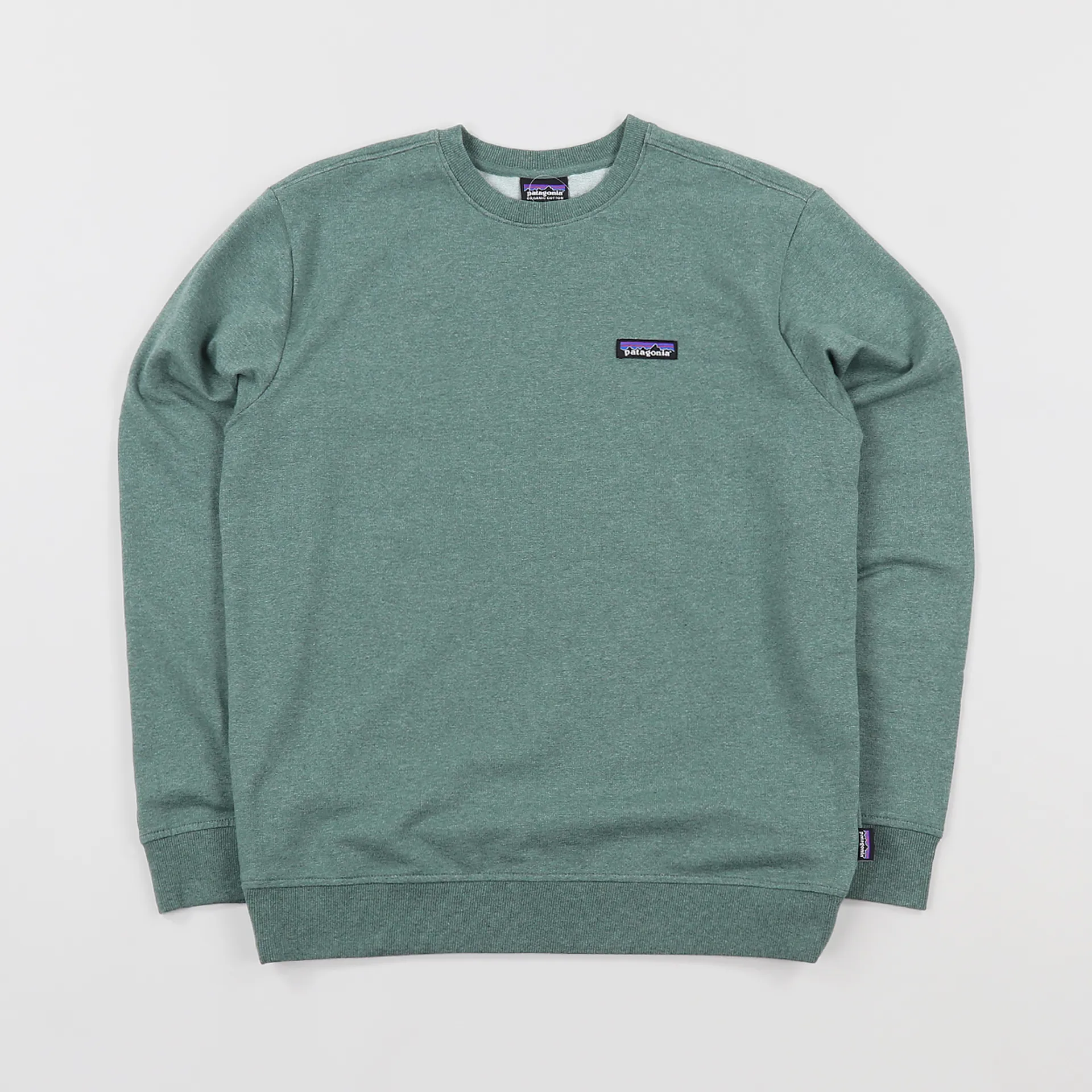 Patagonia Mens P6 Embroidered Label Midweight Sweatshirt Pesto