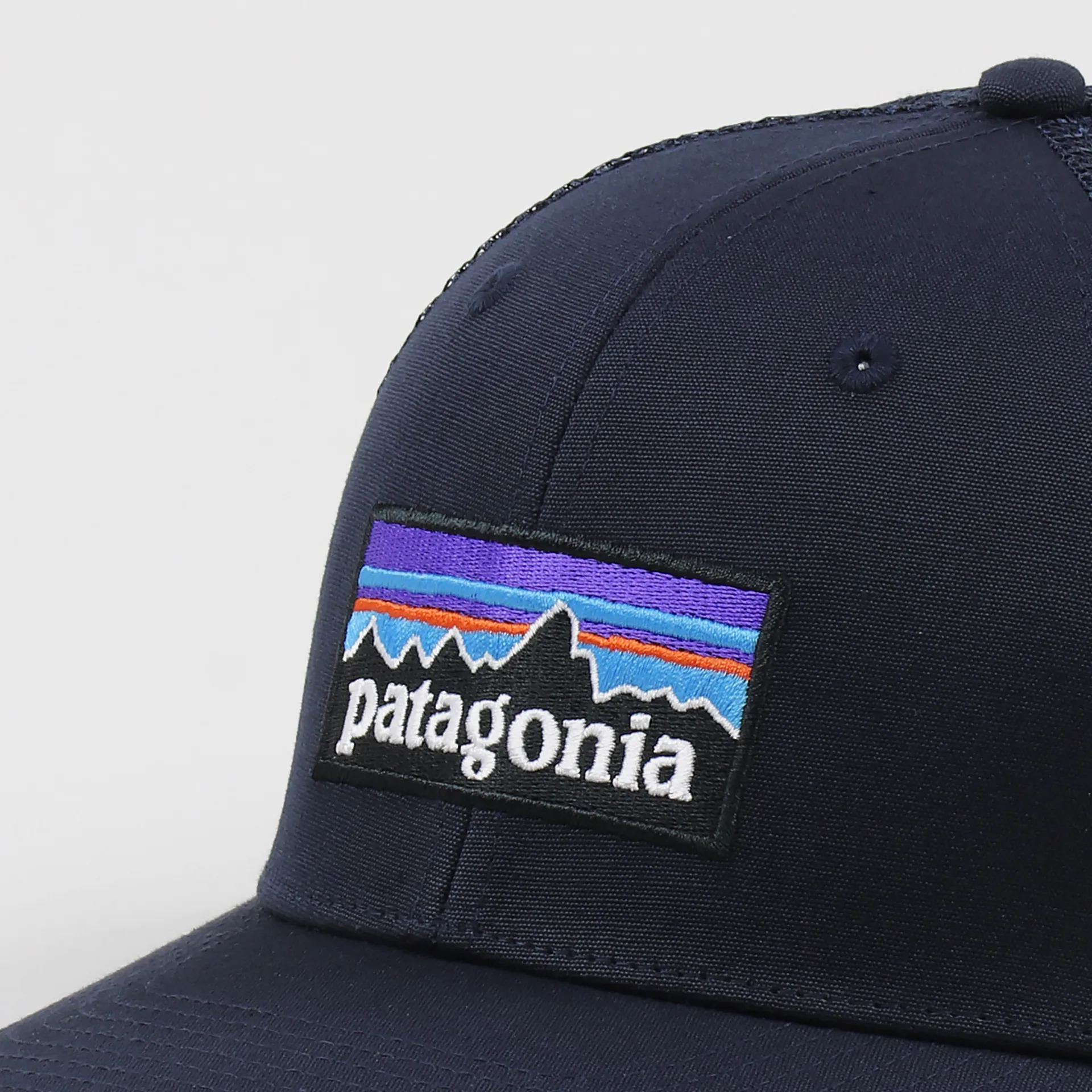 Patagonia One size Fits Most P6 Mesh Trucker Cap Hat Navy Blue