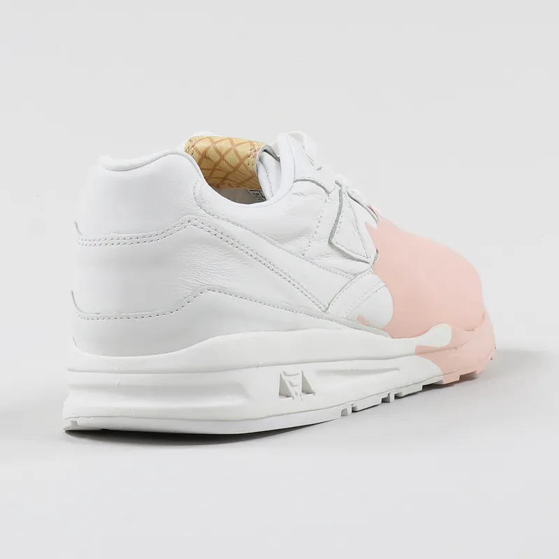 Le Coq Sportif LCS R800 Leather Shoes Optical White Scallop Sheel