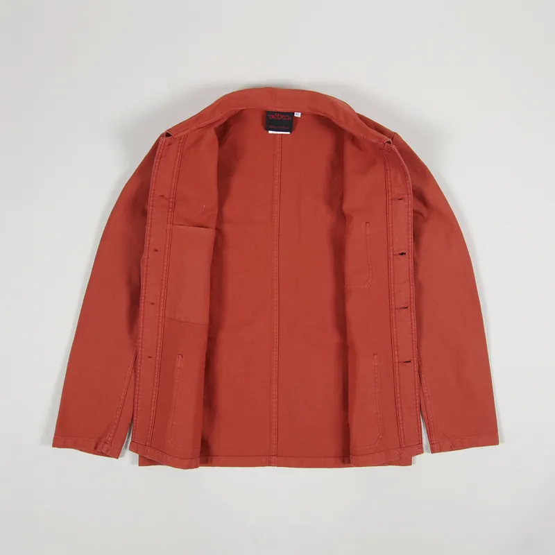 Vetra Mens French Workwear Twill No 4 Work Jacket Quince Red