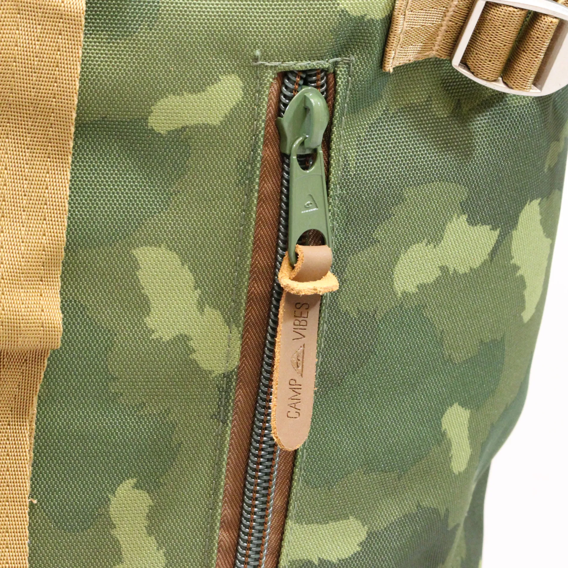 Poler Outdoor Stuff Rolltop Bag Camouflage Orange Camp Vibes