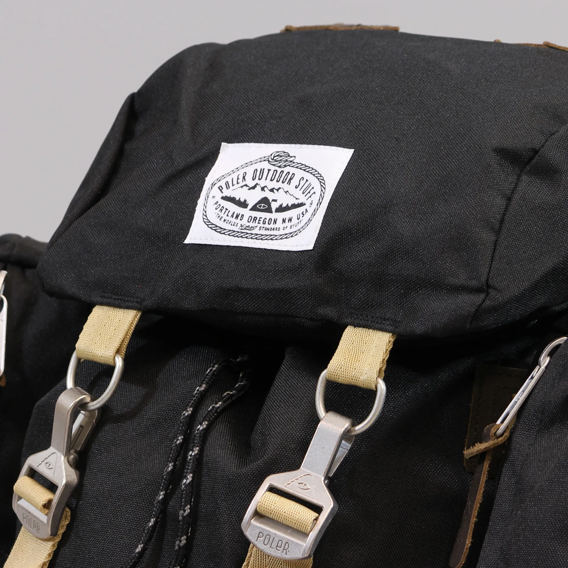 Poler Outdoor Stuff Rucksack Black Bag Campdura Nylon Camp Vibes