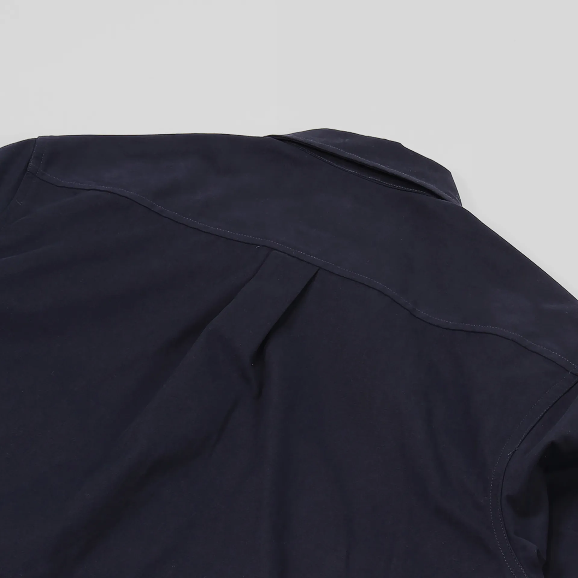 Parlez Mens Workwear Sandeman Long Sleeve Overshirt Navy Blue