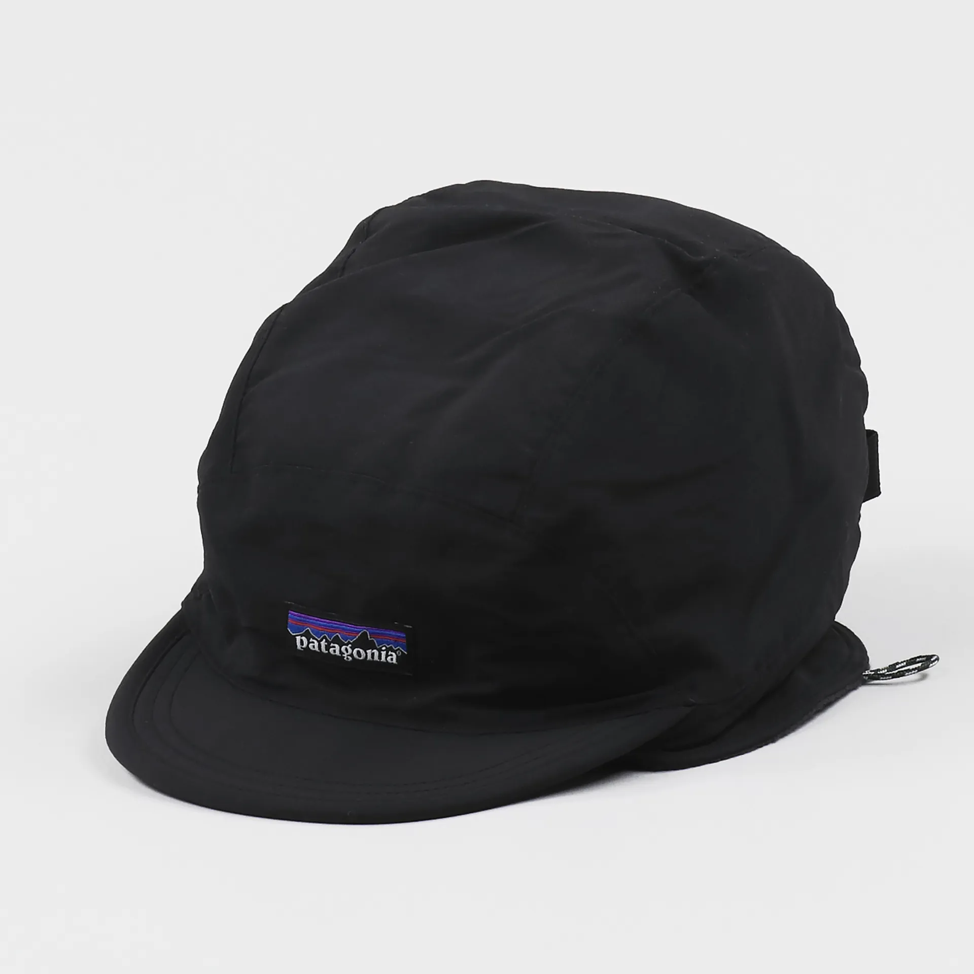 Patagonia Outdoor Shelled Synchilla Duckbill Cap Black DWR Fabric