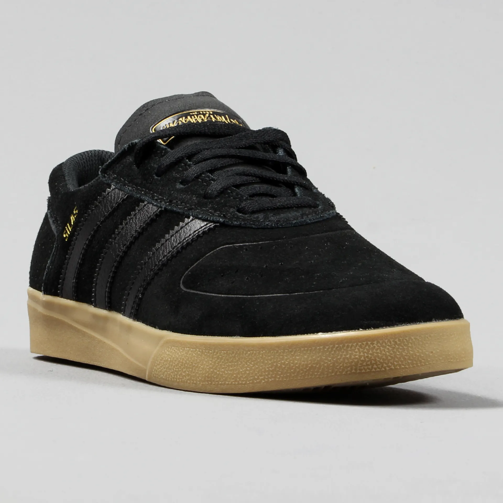 Silas Baxter-Neal Mens Skateboarding Vulcanized Trainers Black