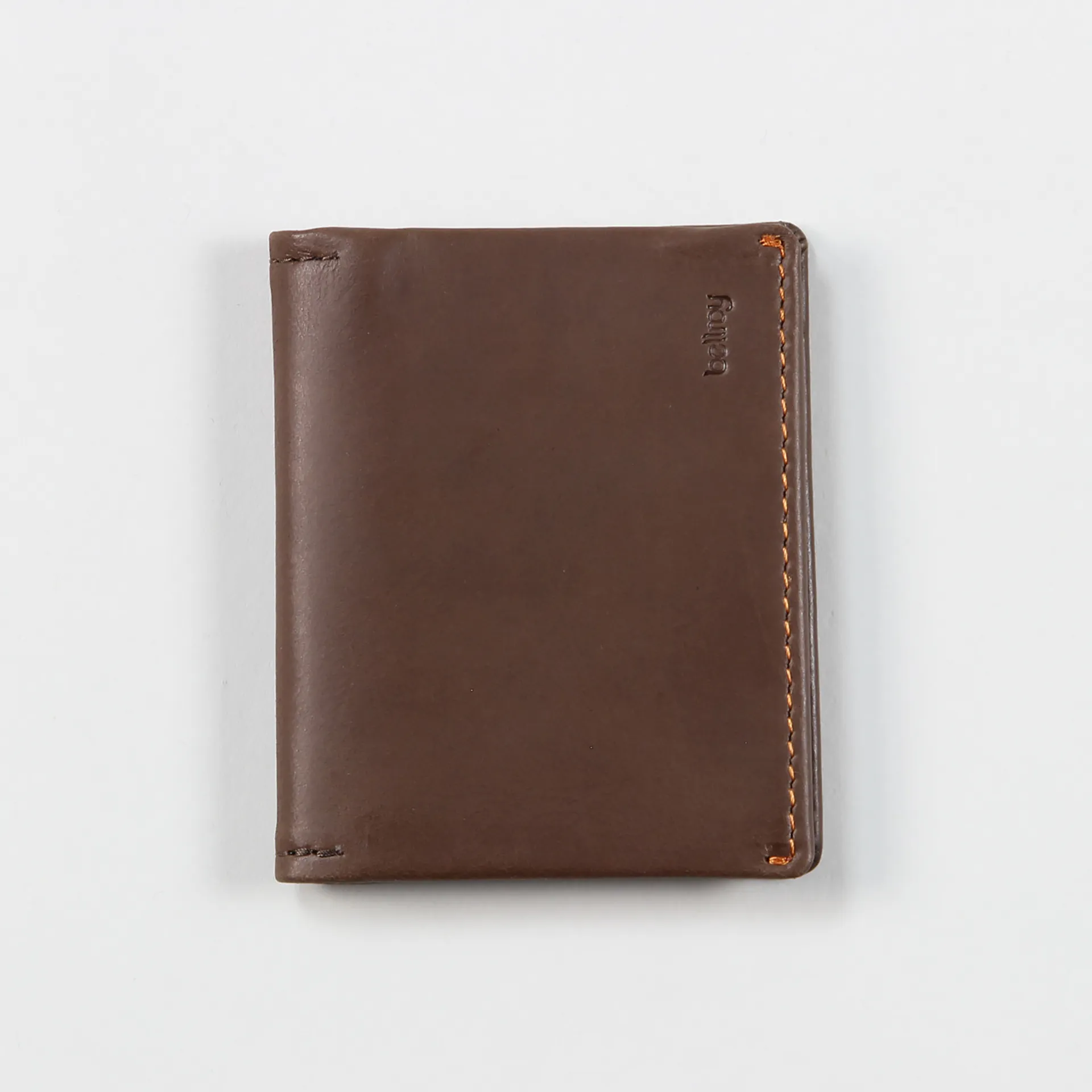 Bellroy Mens Slim Sleeve Wallet Coins Cards Leather Brown Cocoa
