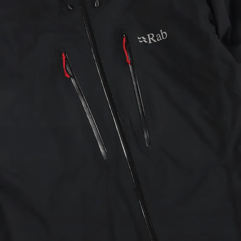 Rab Outdoor Mens Ripstop Lightweight Spark Jacket Shell Black