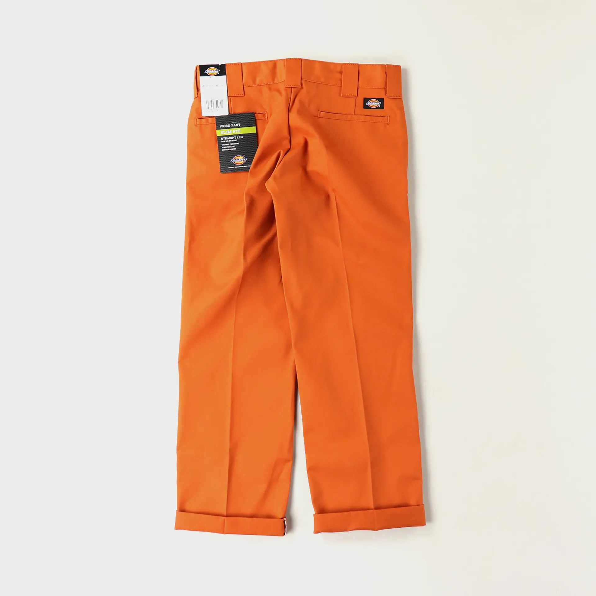 Dickies Mens Workwear 873 Slim Straight Fit Work Pant Rust