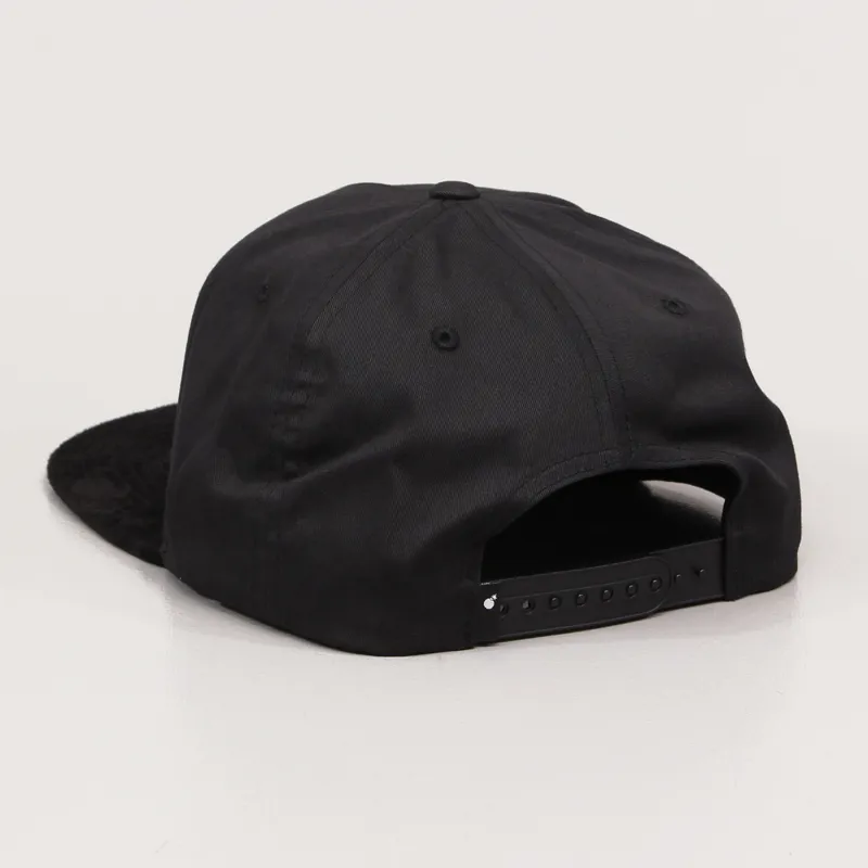 The Hundreds Mens Streak Snapback Adjustable Cap Black One Size
