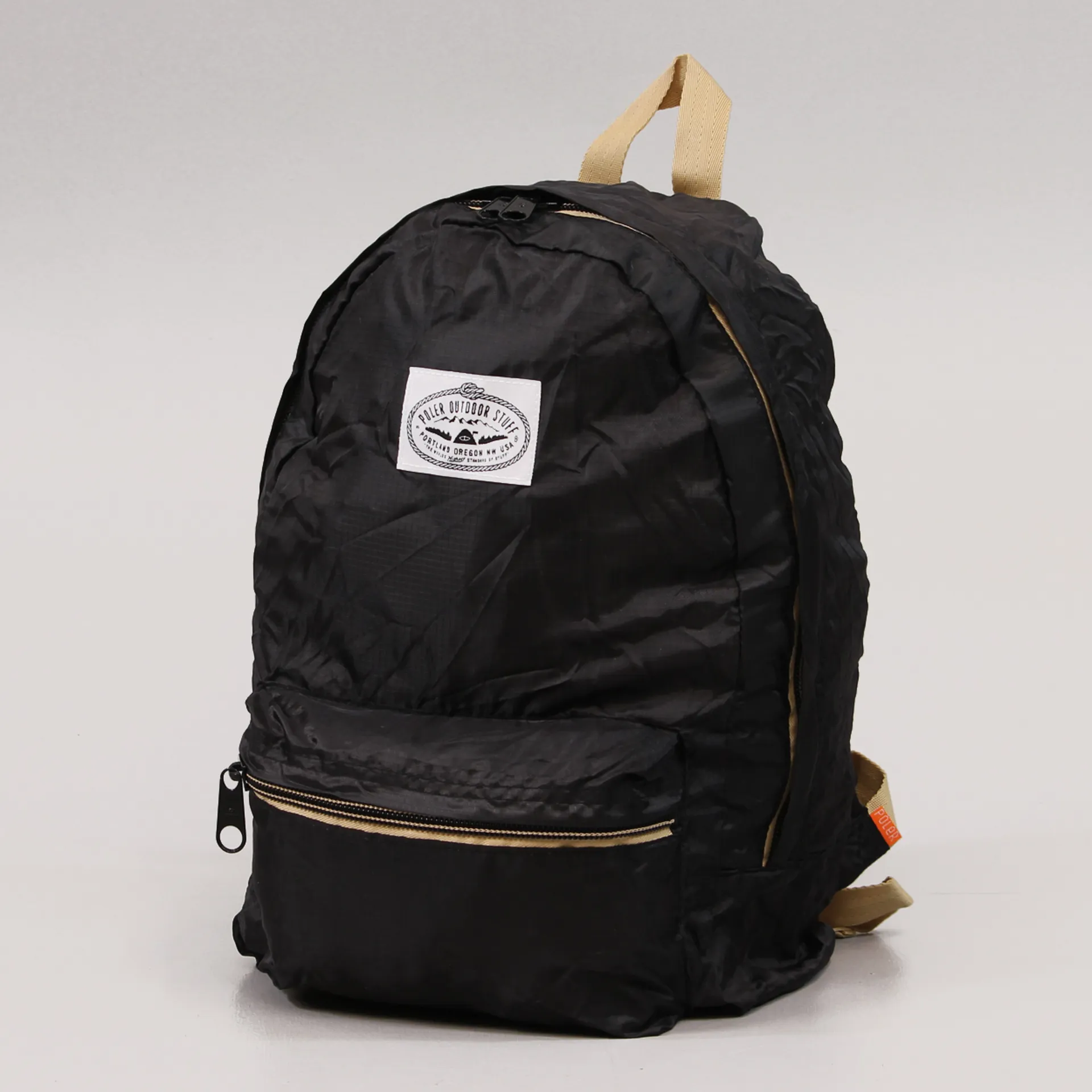 Poler Outdoor Stuff Stuffable Ripstop Rucksack Satchel Pack Black