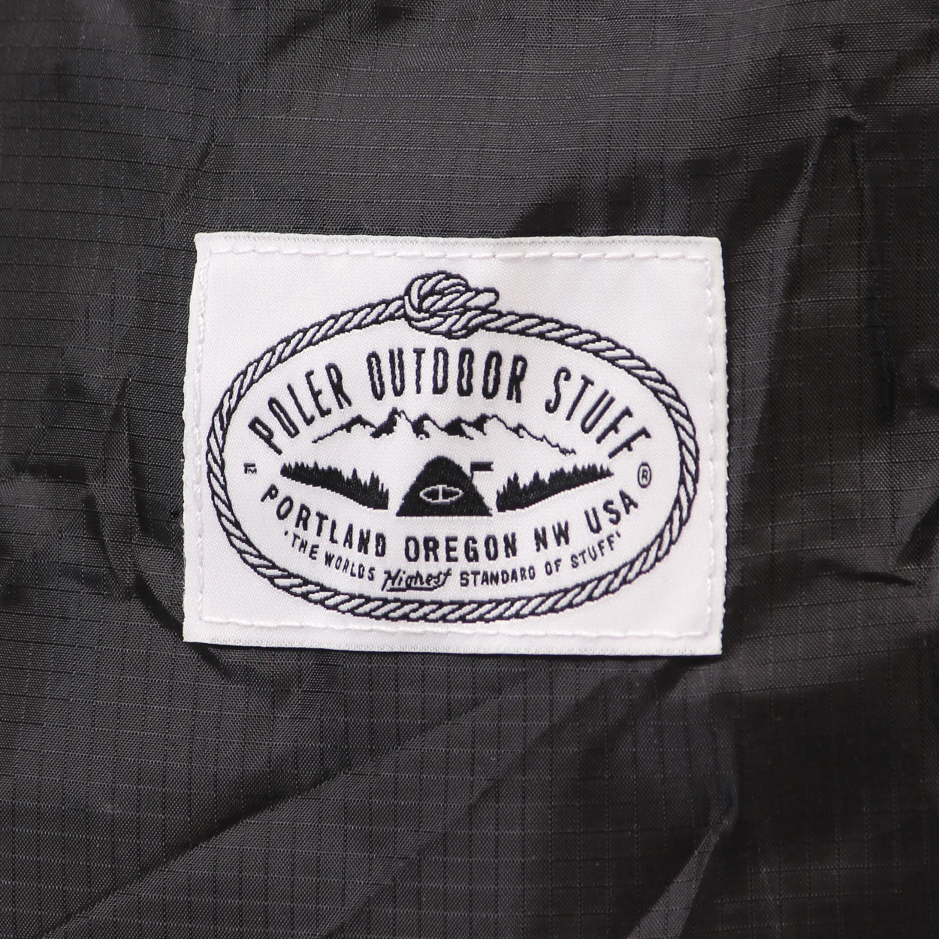 Poler Outdoor Stuff Stuffable Ripstop Rucksack Satchel Pack Black