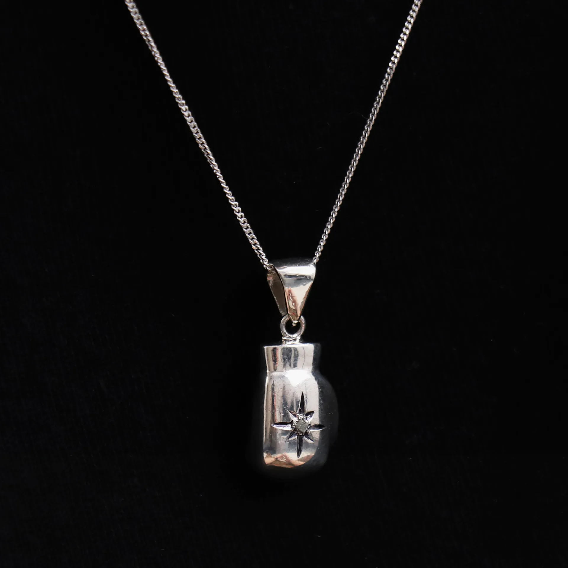 Johnny Hoxton LDN The Governor Pendant Necklace Sterling Silver