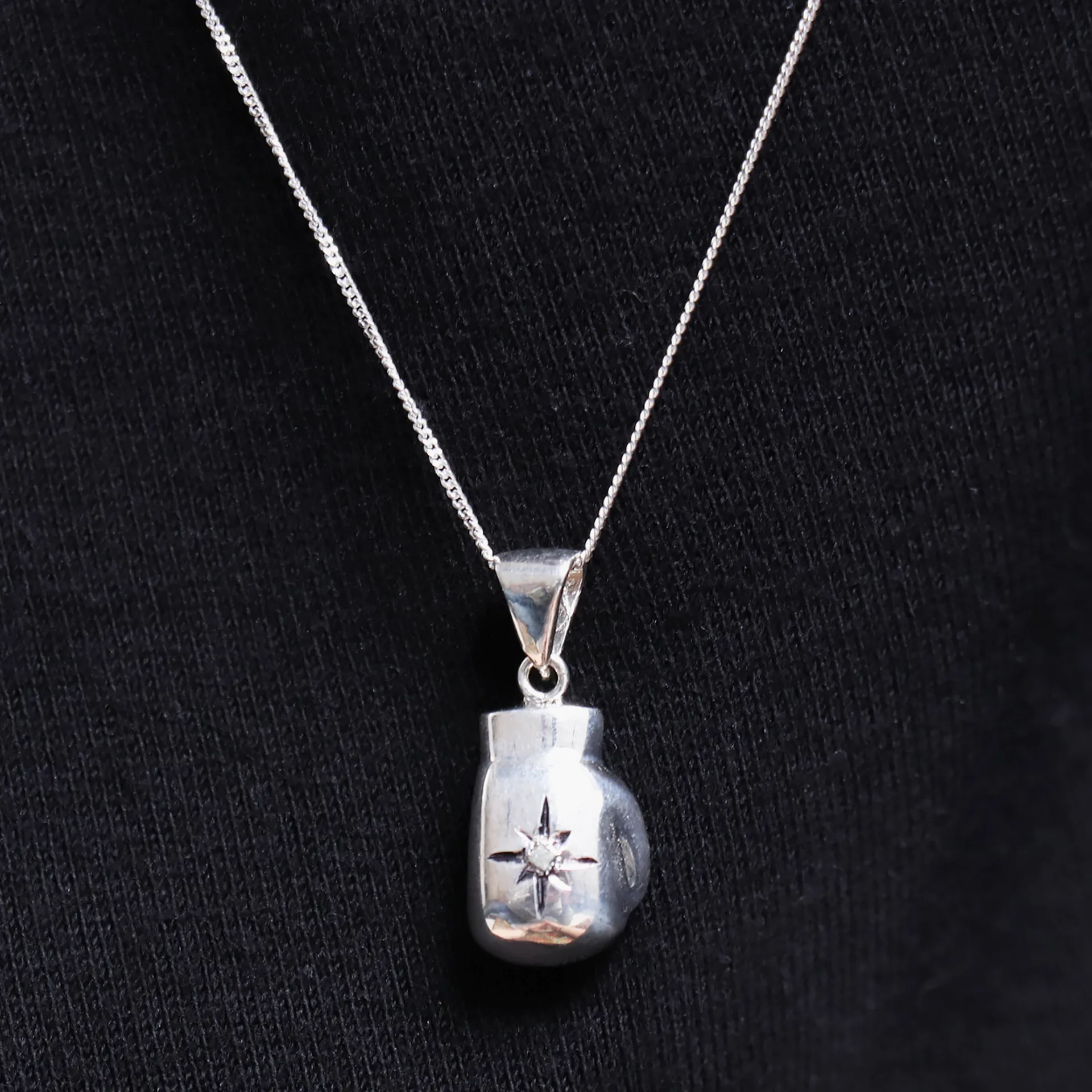 Johnny Hoxton LDN The Governor Pendant Necklace Sterling Silver