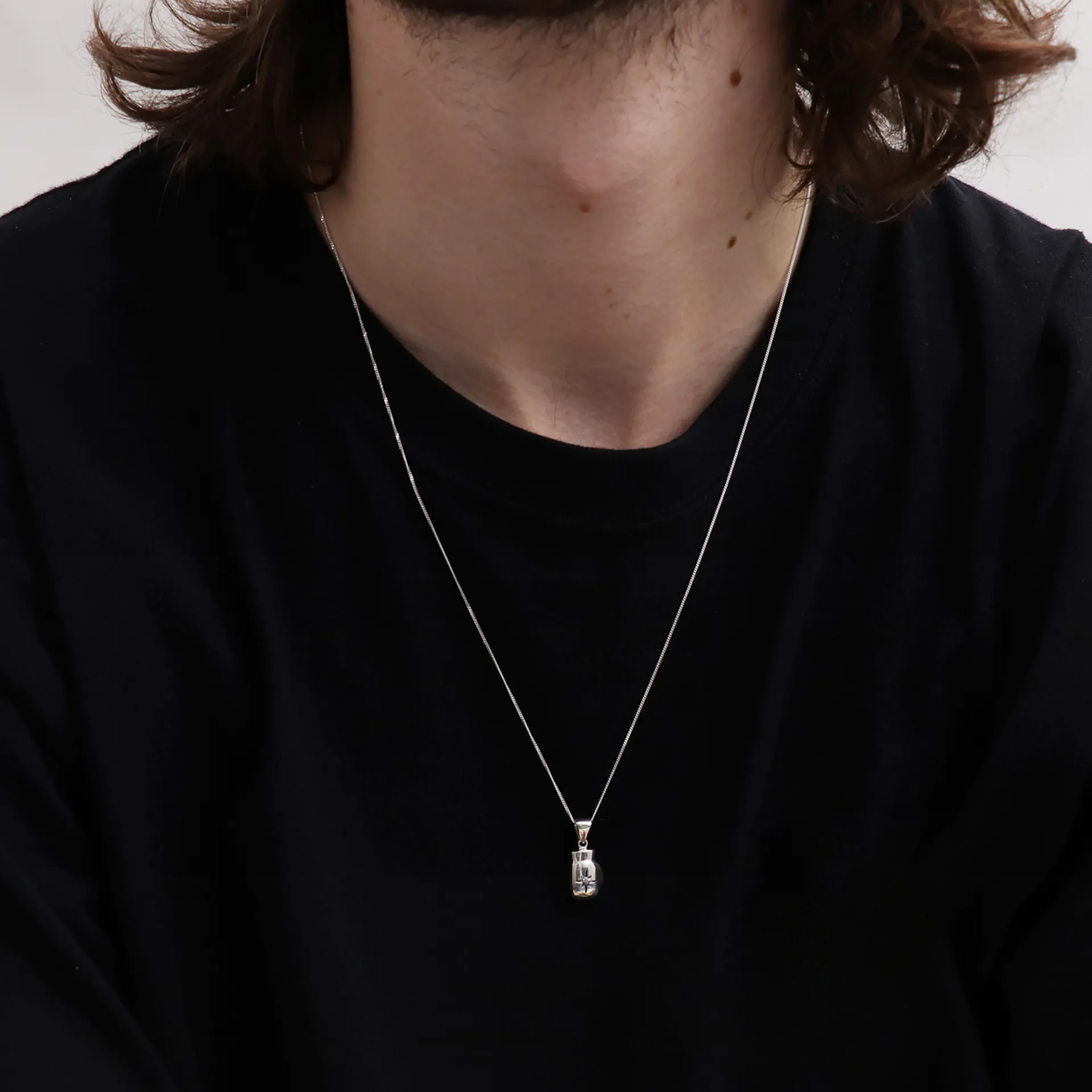 Johnny Hoxton LDN The Governor Pendant Necklace Sterling Silver