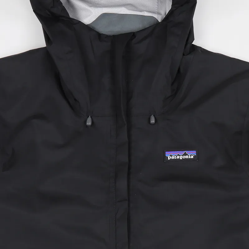 Patagonia Mens Waterproof Torrentshell Pullover Jacket Black Grey
