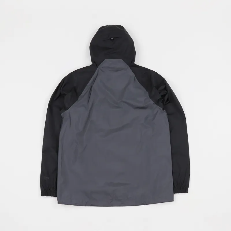 Patagonia Mens Waterproof Torrentshell Pullover Jacket Black Grey