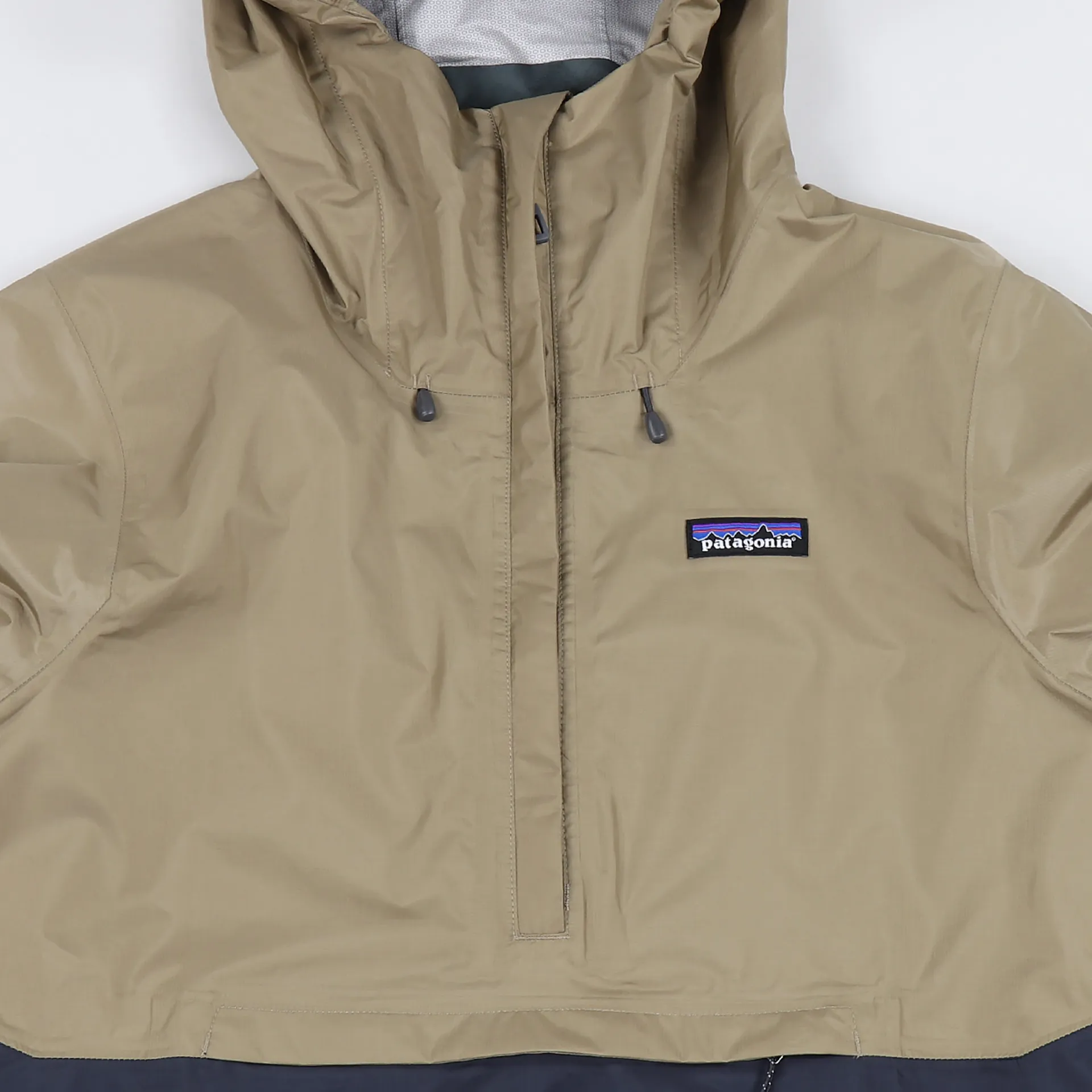 Patagonia Mens Torrentshell Pullover Jacket Mojave Khaki