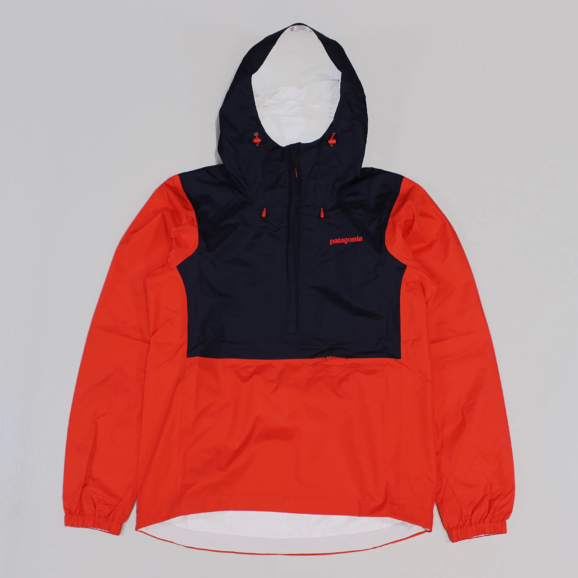 Patagonia Mens Waterproof Torrentshell Pullover Jacket Navy Blue