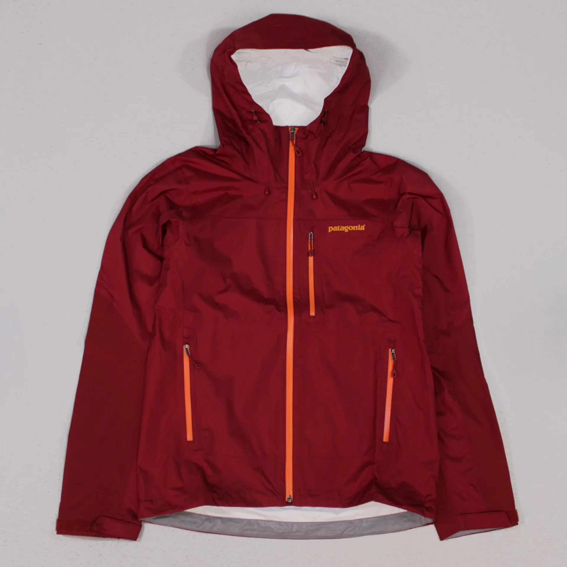 Patagonia Torrentshell Stretch Coat Wax Red Mens Climb Hike Ride