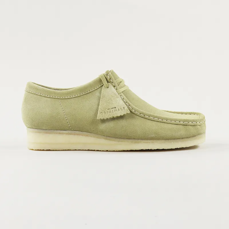 Clarks Originals Mens Moccasin Wallabee Shoes Maple Suede