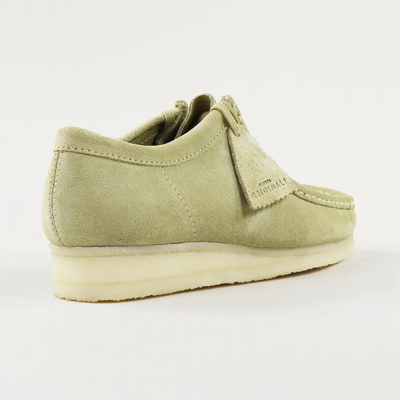 Clarks Originals Mens Moccasin Wallabee Shoes Maple Suede