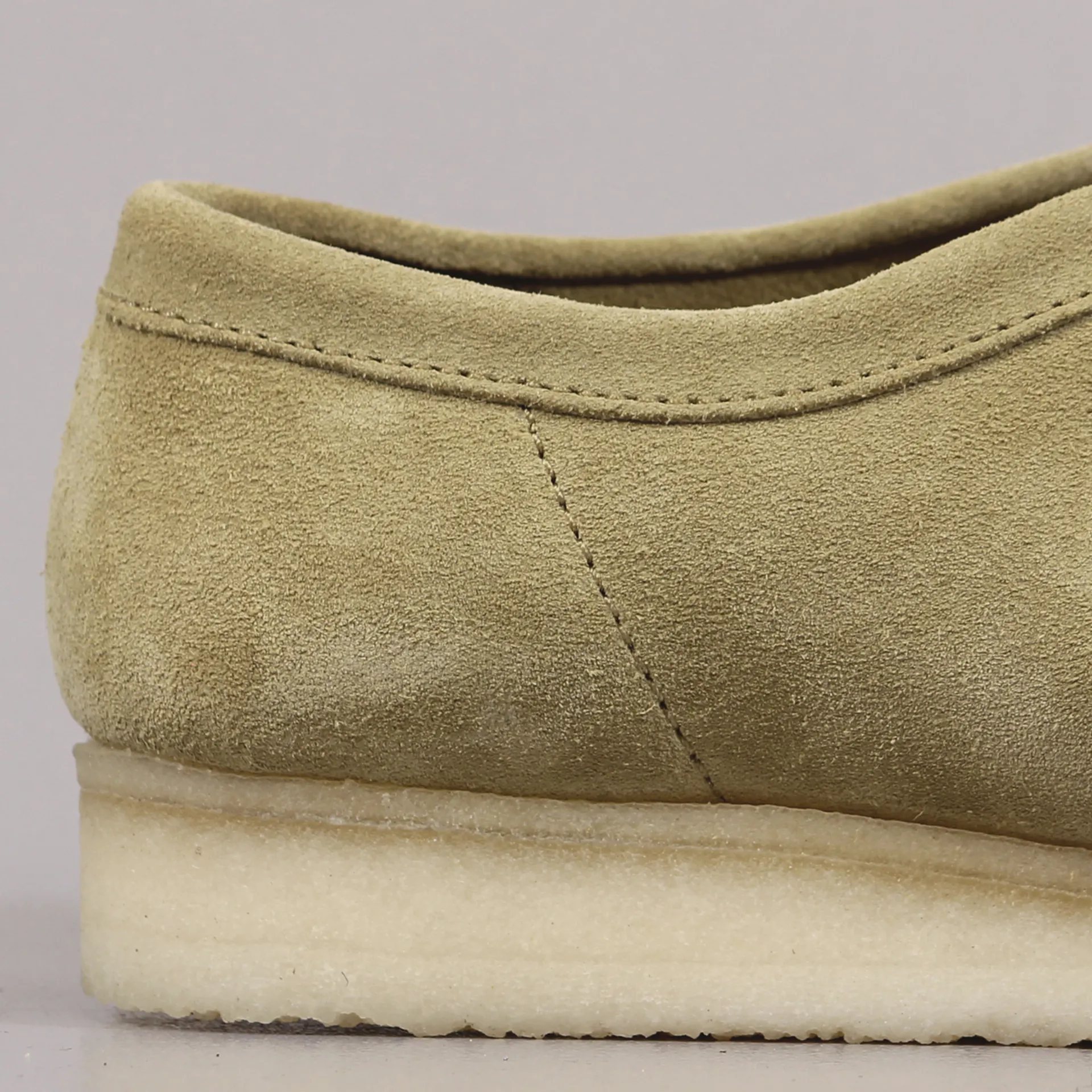 Clarks Originals Mens Wallabee Shoes Crepe Sole Maple Suede