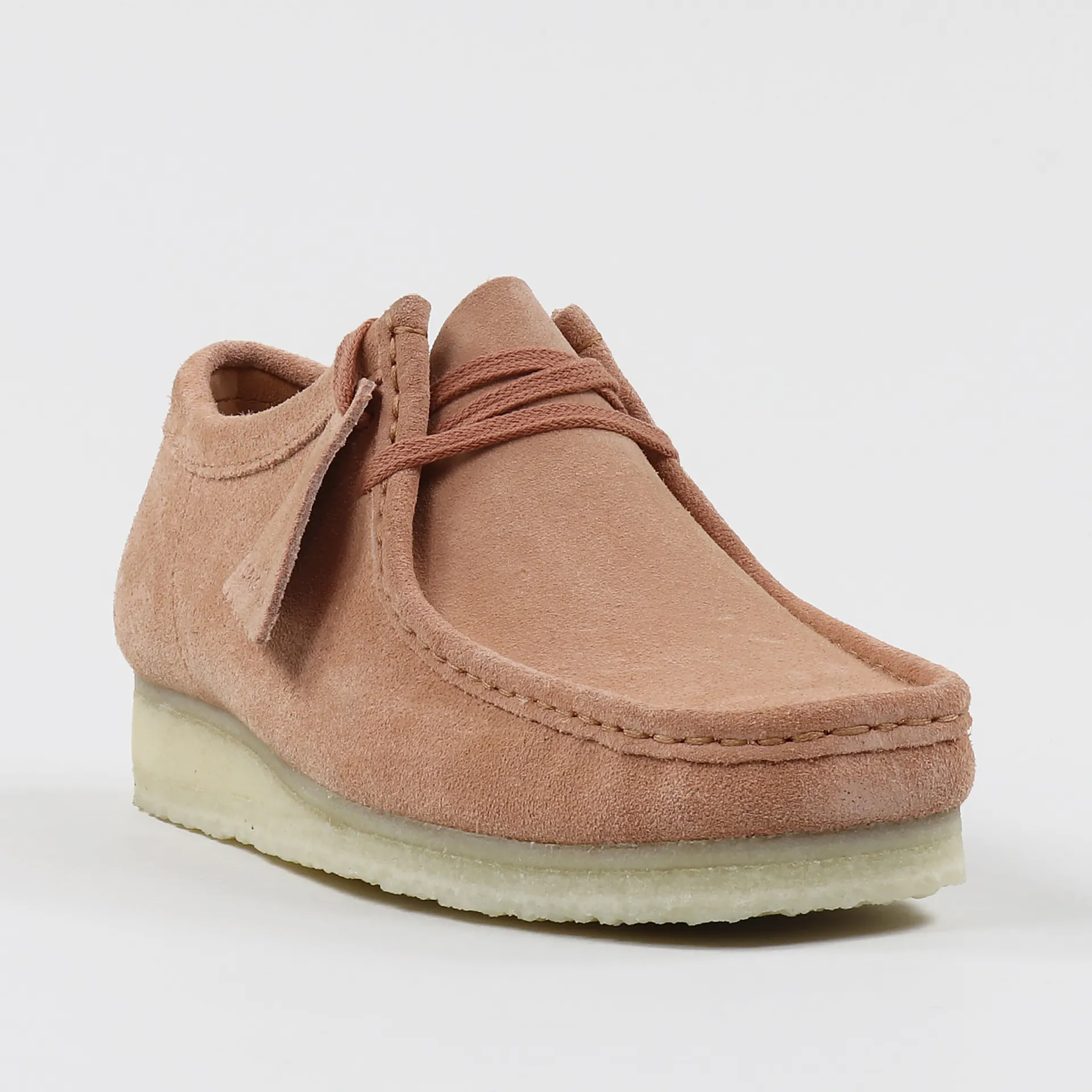 Clarks Originals Wallabee Crepe Shoes Sandstone Suede Brown