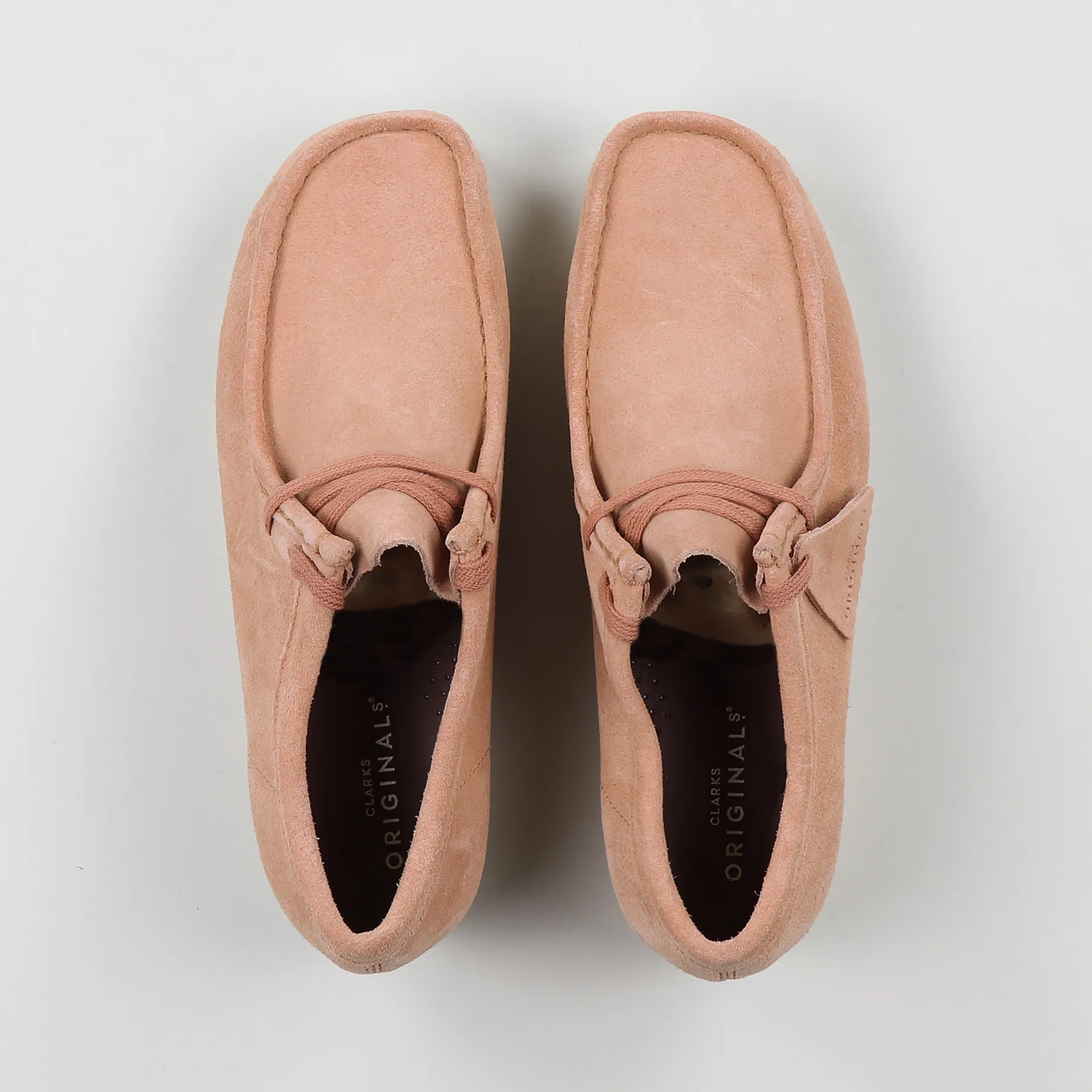 Clarks Originals Wallabee Crepe Shoes Sandstone Suede Brown