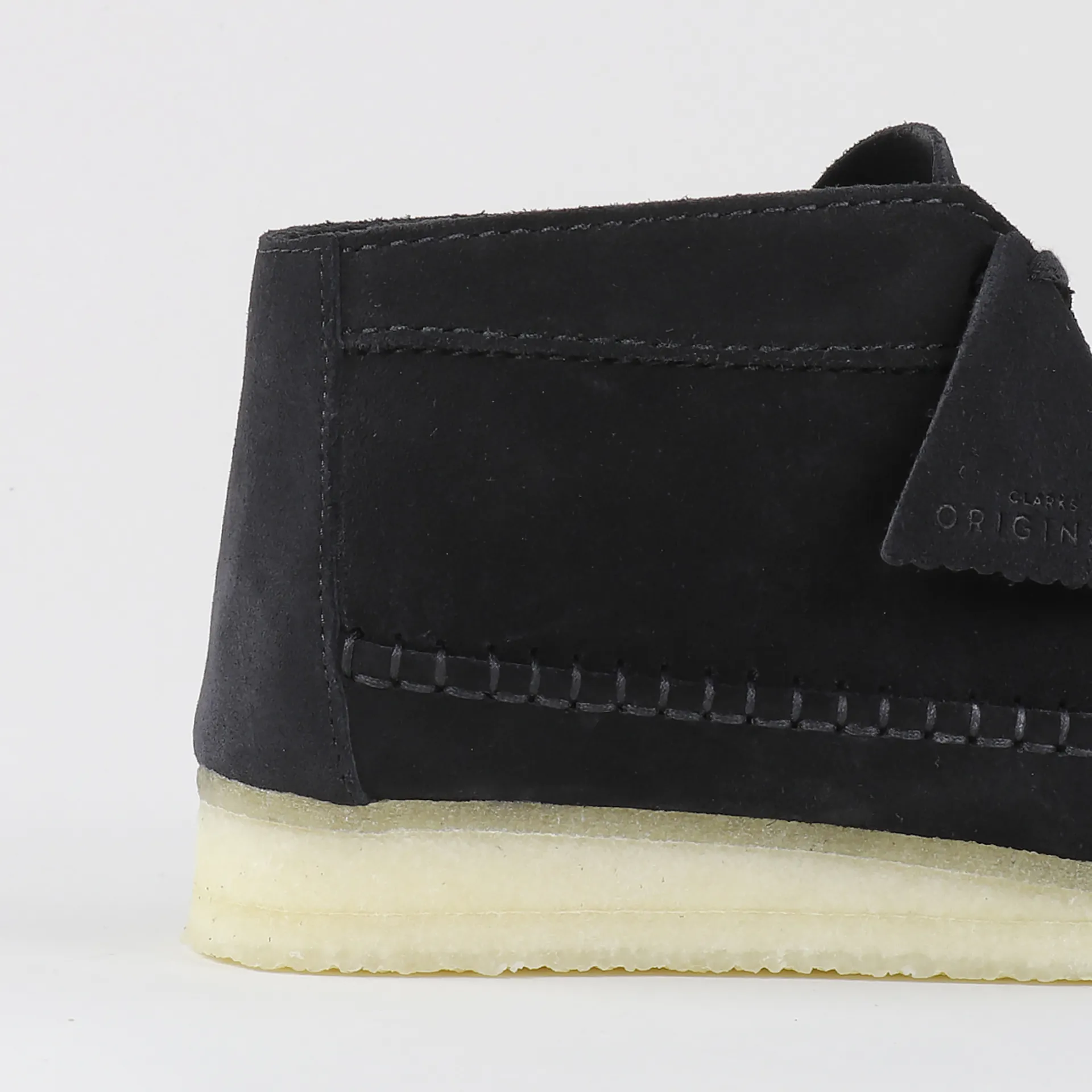 Clarks Originals Weaver Boots Black Suede Uppers