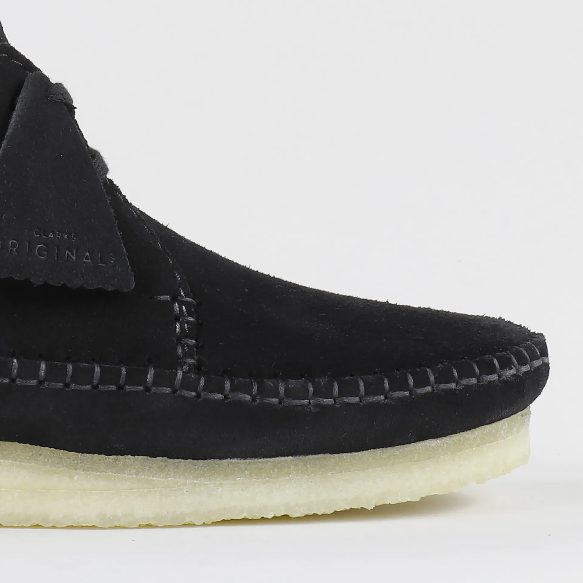 Clarks Originals Weaver Boots Black Suede Uppers