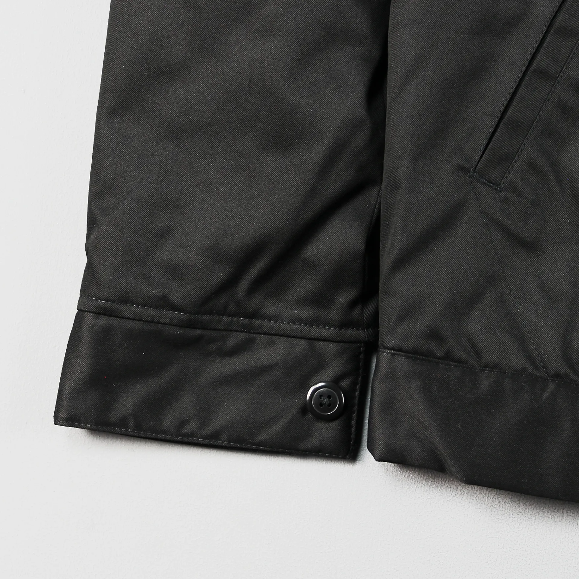 Deus Ex Machina Mens Canvas Workwear Custom Coat Jacket Black