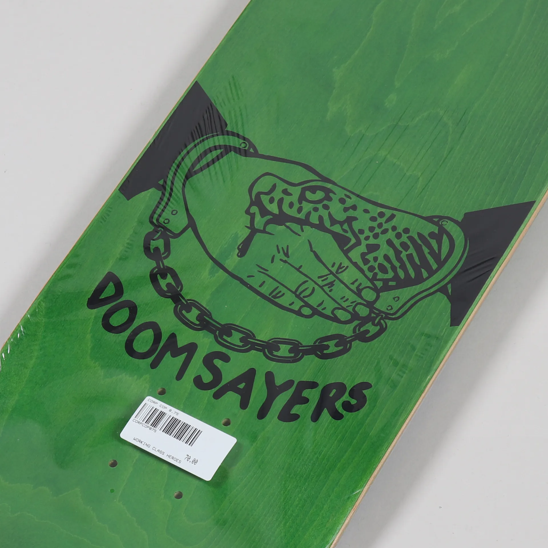 Doomsayers Skateboarding Corp Cop Deck 8.75 Inch