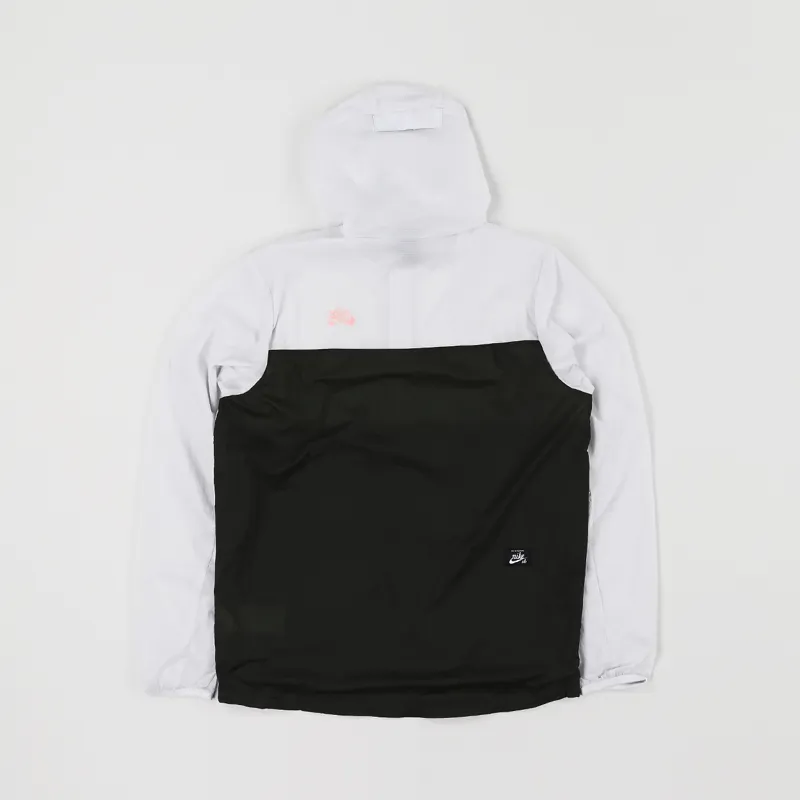 Nike SB Mens Packable Anorak Jacket Vast Grey Sequoia Orange Nike SB Mens Packable Anorak Jacket Vast Grey Sequoia Orange