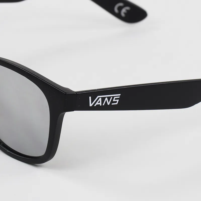 Vans Spicoli 4 Sunglasses Matte Black Silver Mirror